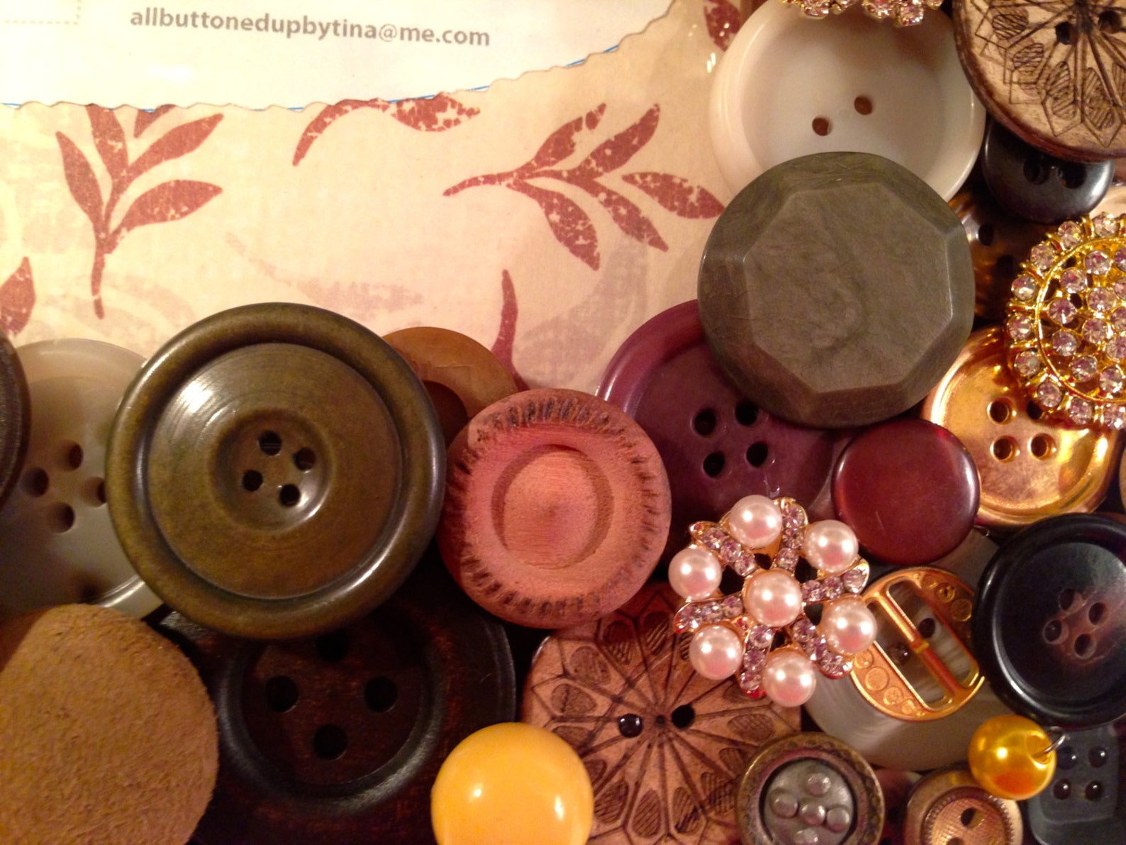Earth Toned Button Frame in Browns ~ Rustic Decor ~ Woodsy Decor ...