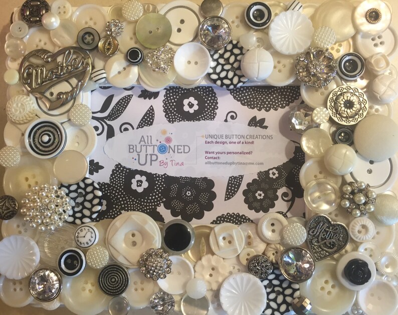 MOTHER Button Frame Gift for Mom Gift for Sister Mothers | Etsy