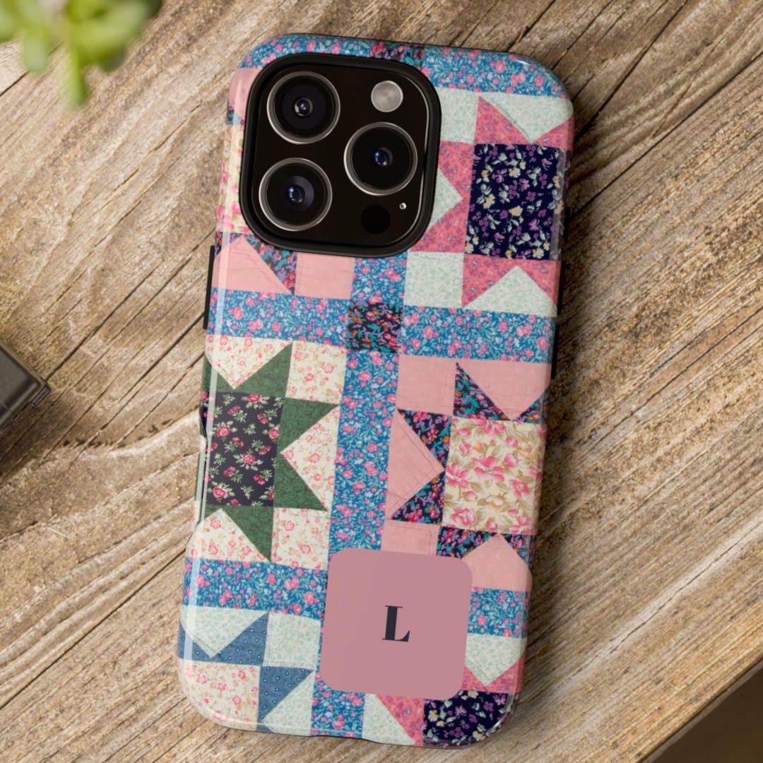 Custom, Monogram Quilt Tough Case Personalized, Iphone, Samsung, Google ...