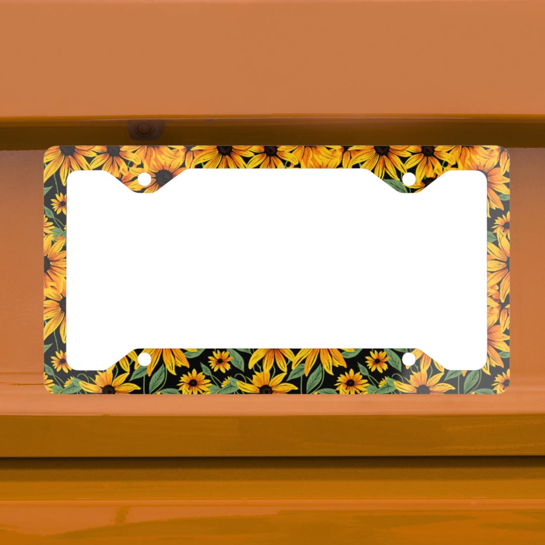 Maryland Black Eyed Susan State Flower Metal License Plate Frame ...