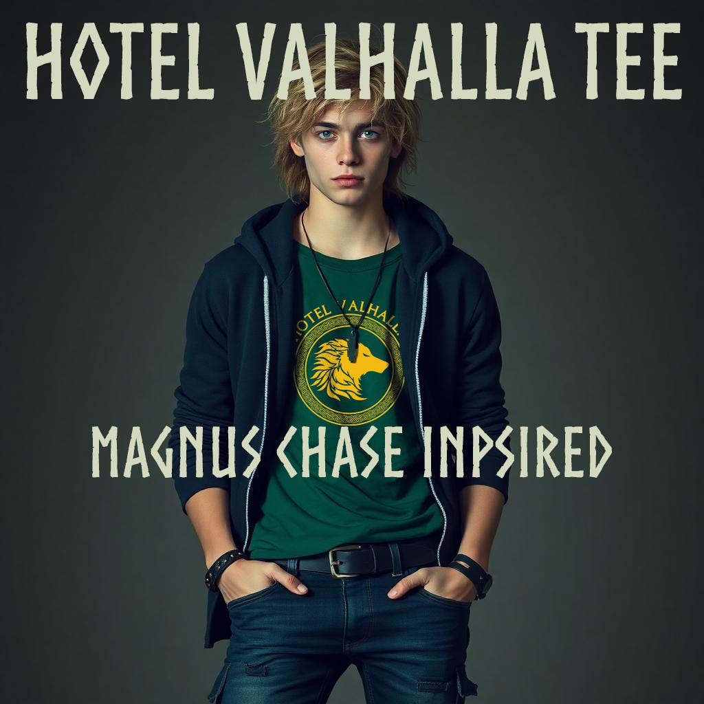 Hotel Valhalla T-shirt: Magnus Chase, Norse Mythology Tee - Etsy
