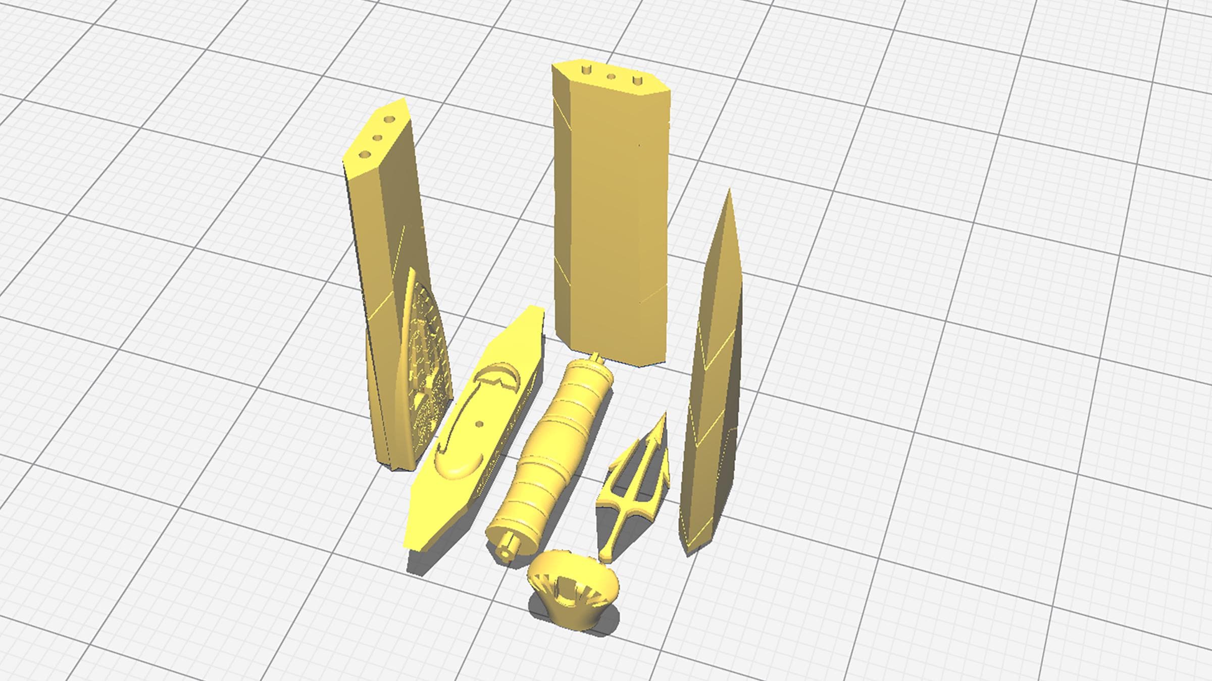 Riptide STL File: 3D Printable Sword Prop - Percy Jackson Cosplay ...