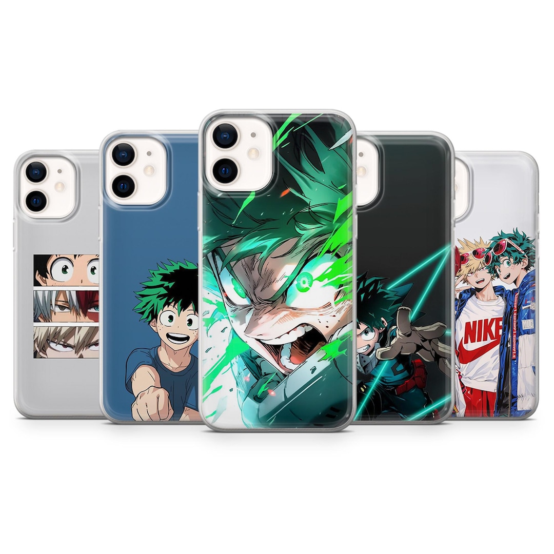 My Hero Academia Phone Case Deku Izuku Cover for iPhone 16, 15, 14, 13 ...