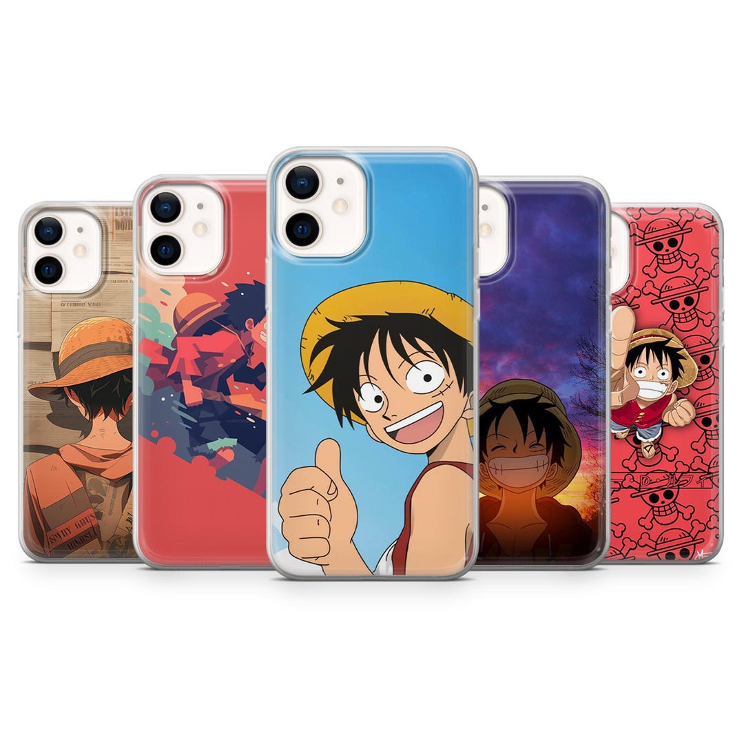One Piece Phone Case Luffy Cosplay Cover for iPhone 16, 15, 14, 13, 12 ...