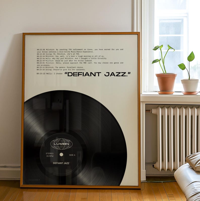 Severance Movie Poster, Mid Century Film TV Show, Minimalist Poster ...