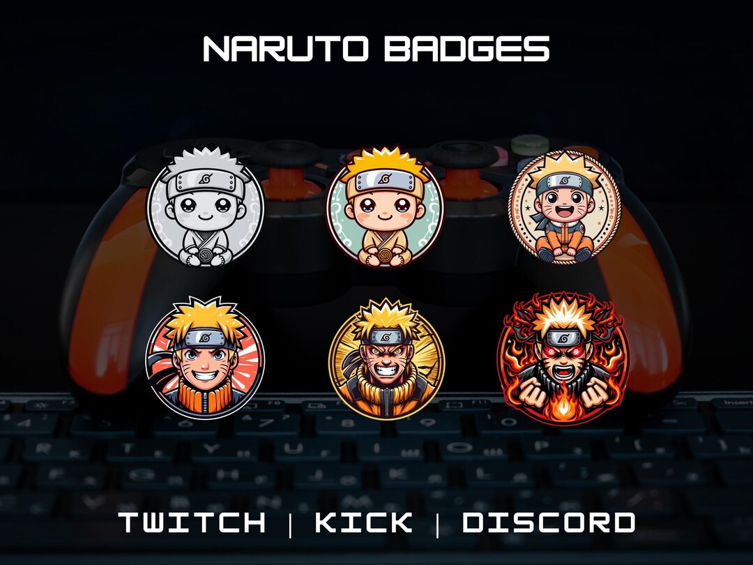 Twitch Anime Character Sub Badges | Bit/sub Badges | Kawaii Fictional ...
