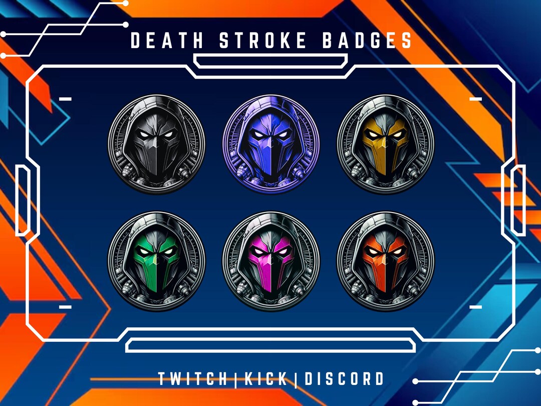 Character Sub Badges | Designed for Twitch, Discord, Kick and Mixer ...