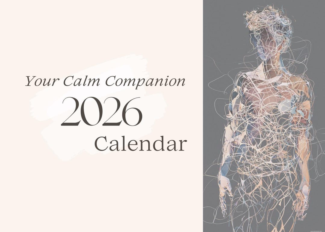Your Calm Companion: 2026 Calendar - Etsy