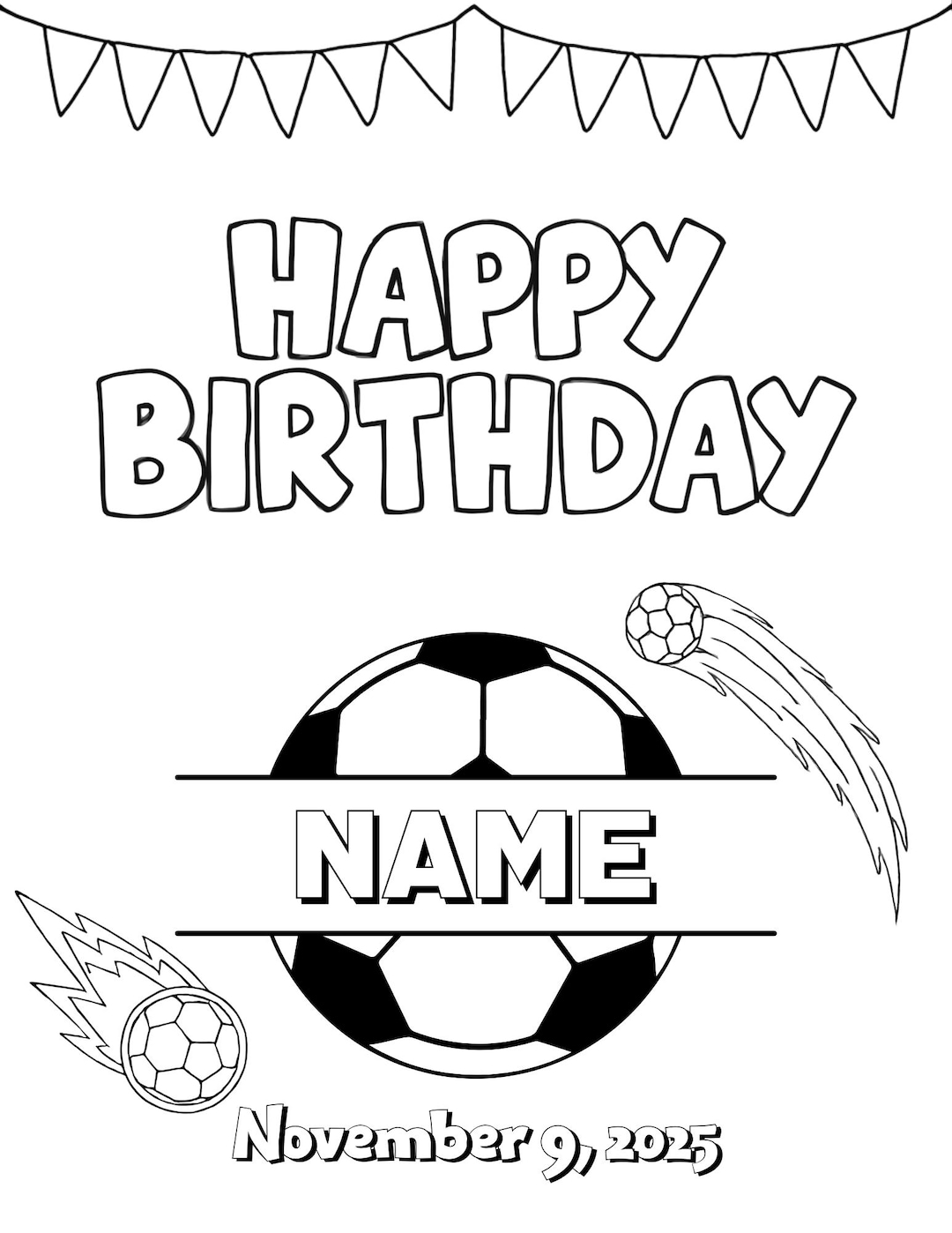 Ronaldo/soccer-themed Colouring Pages - Etsy