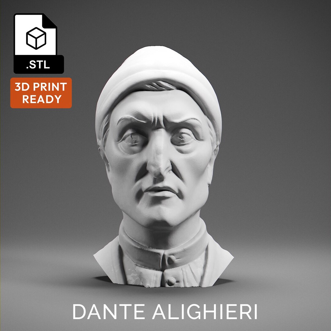 Dante 3D Model - High Quality STL File for 3D Printing - 3D Printer ...