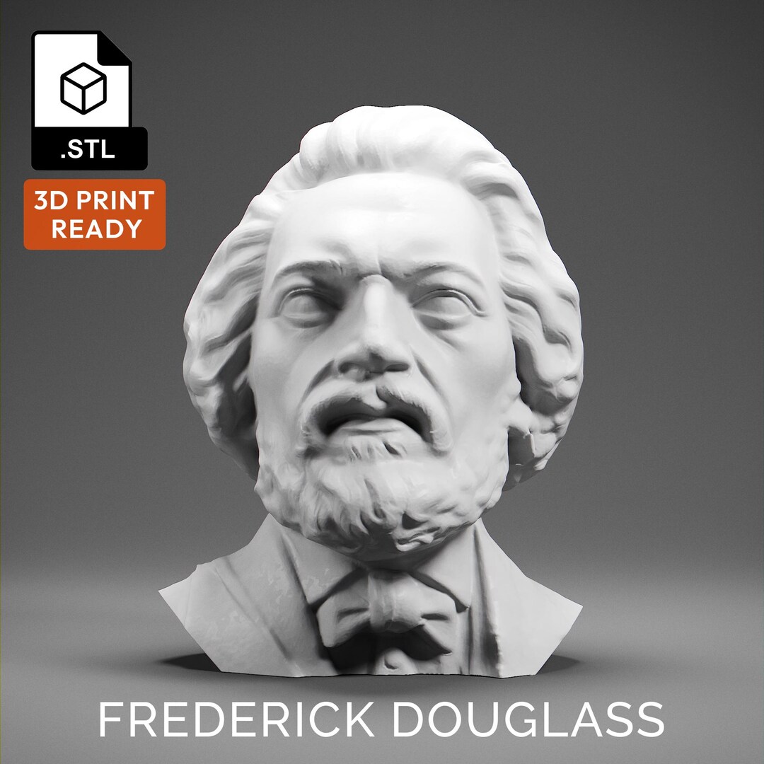 Frederick Douglass 3D Model - High Quality STL File for 3D Printing ...