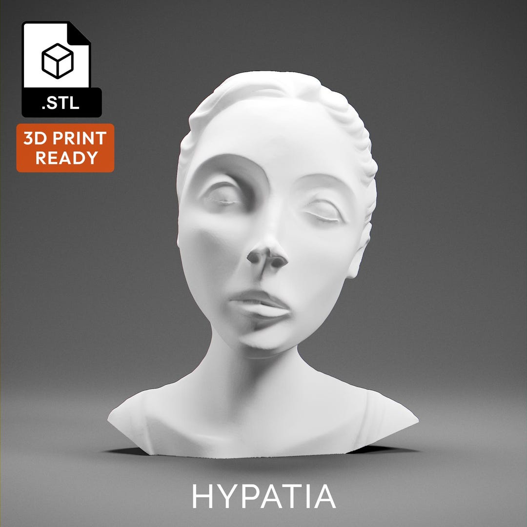 Hypatia 3D Model - High Quality STL File for 3D Printing - 3D Printer ...
