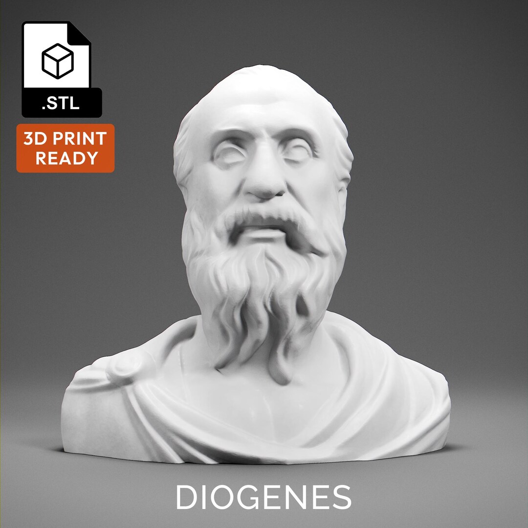 Diogenes 3D Model - High Quality STL File for 3D Printing - 3D Printer ...