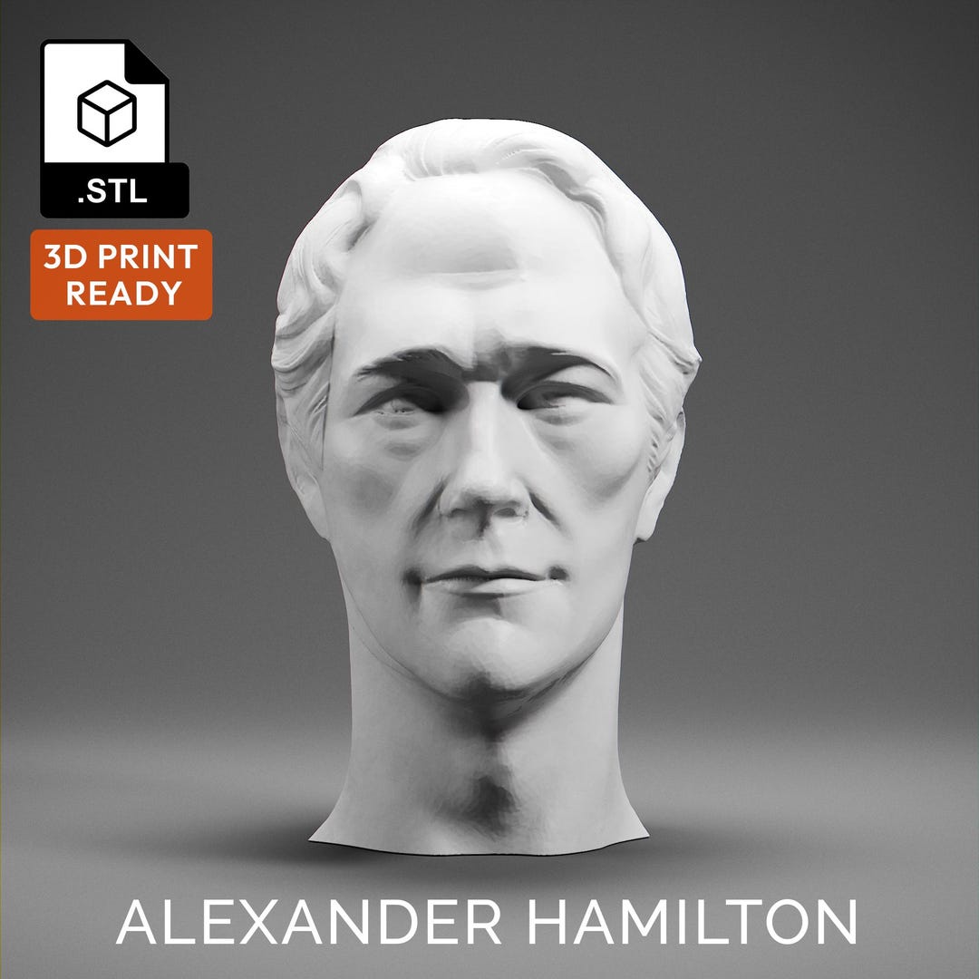 Alexander Hamilton 3D Model - High Quality STL File for 3D Printing ...