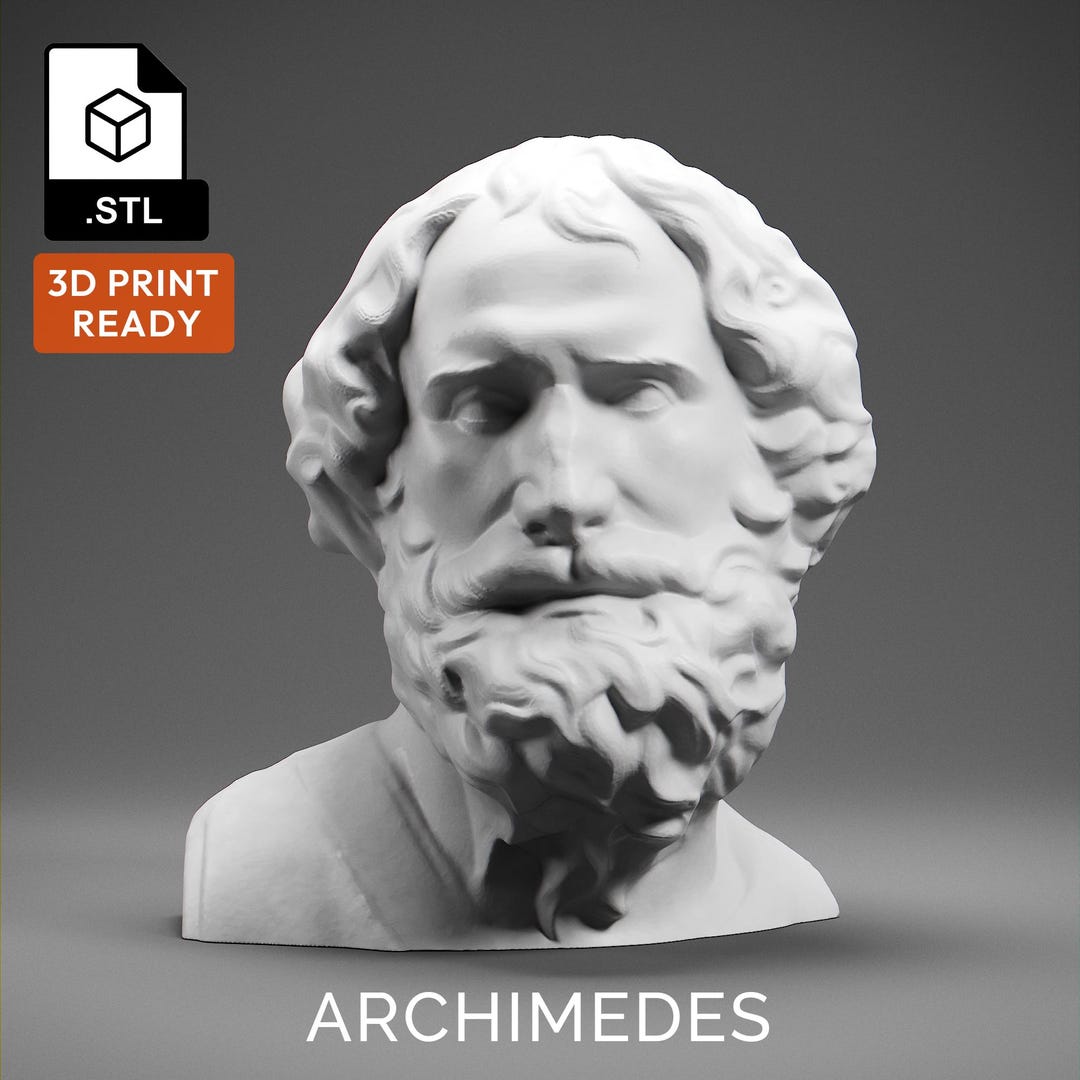Archimedes 3D Model - High Quality STL File for 3D Printing - 3D ...