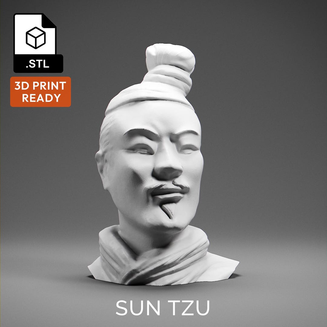 Sun Tzu 3D Model - High Quality STL File for 3D Printing - 3D Printer ...