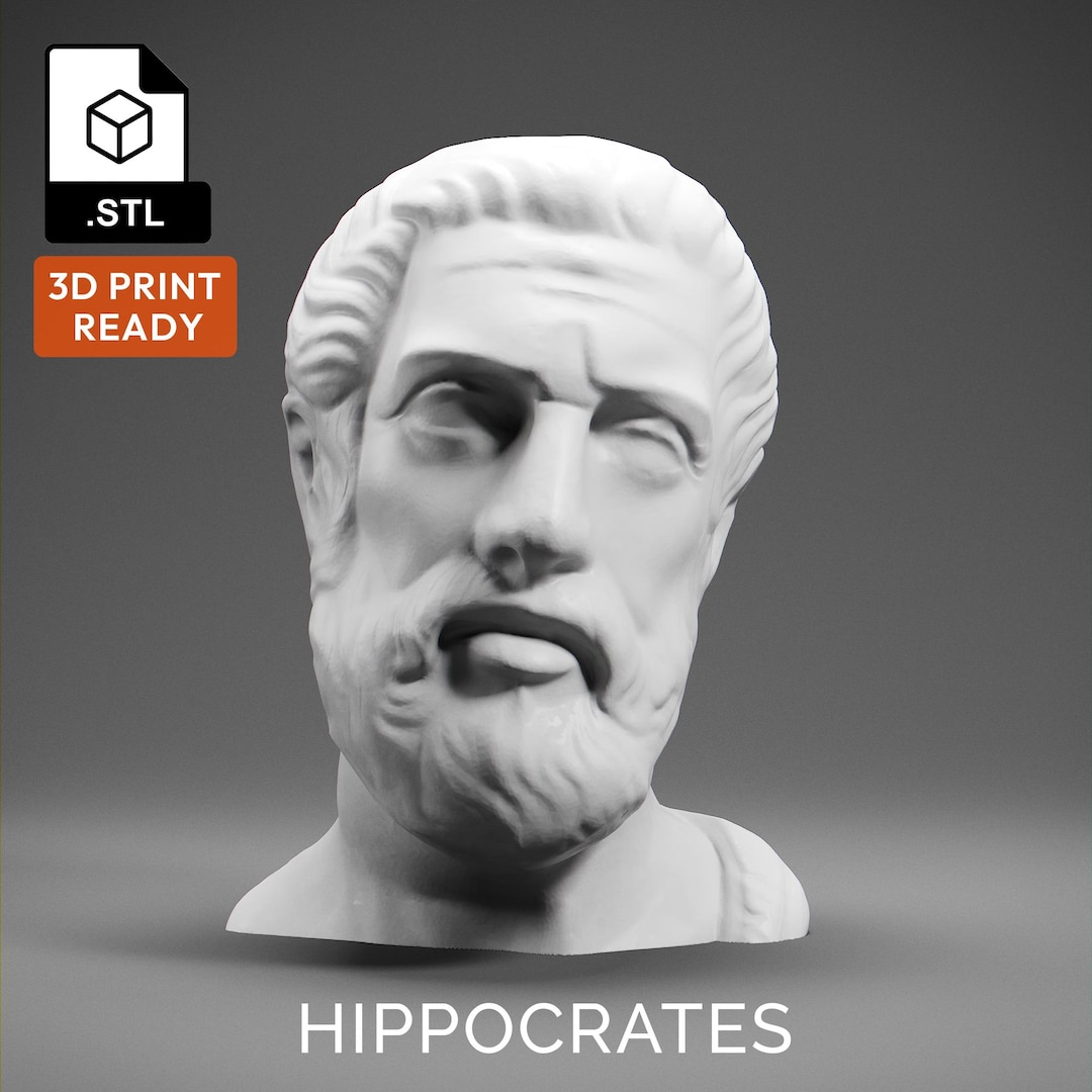 Hippocrates 3D Model - High Quality STL File for 3D Printing - 3D ...