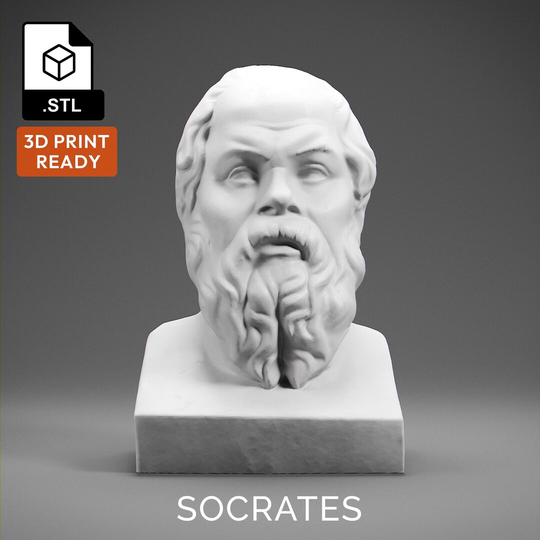 Socrates 3D Model - High Quality STL File for 3D Printing - 3D Printer ...