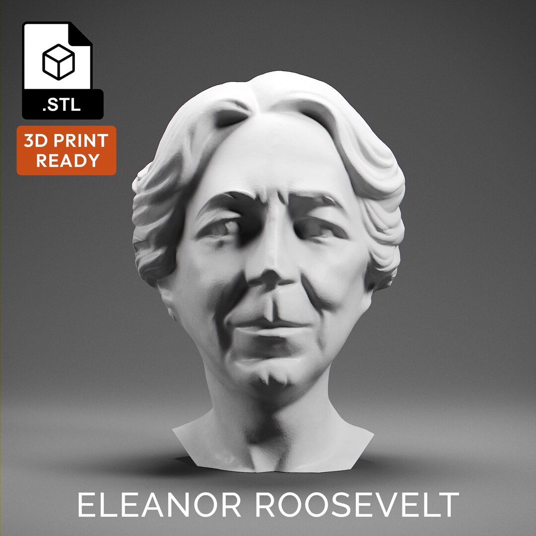 Eleanor Roosevelt 3D Model - High Quality STL File for 3D Printing - 3D ...
