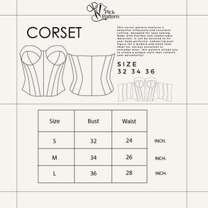 Corset Sewing Pattern - Etsy