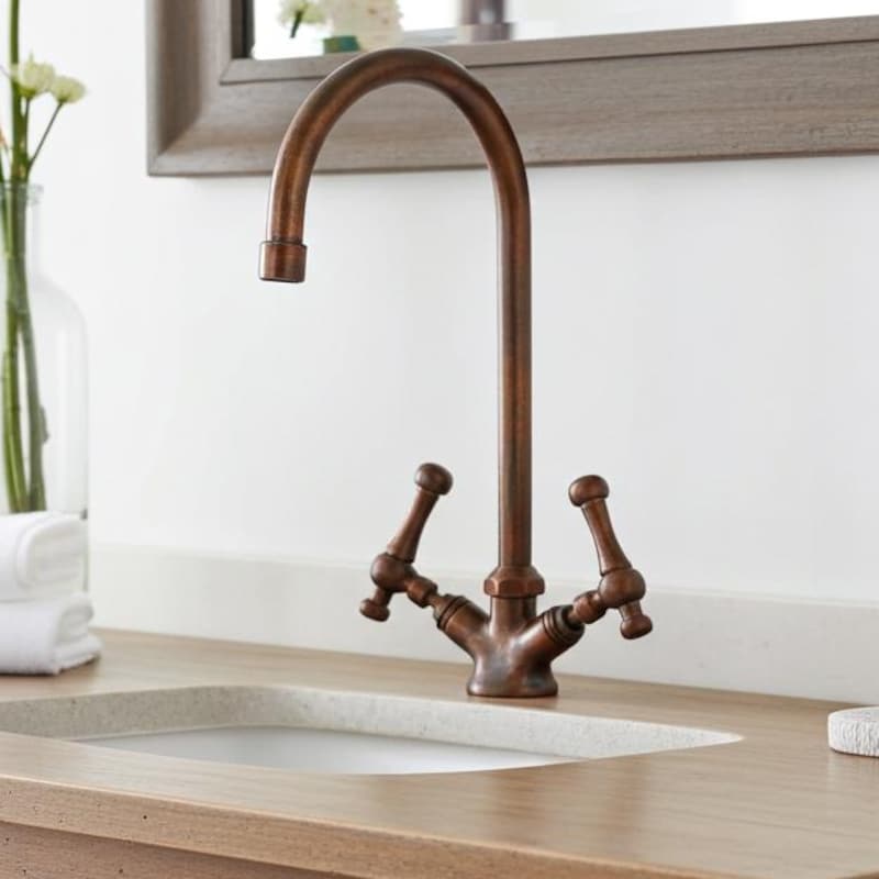 Gooseneck Bronze Tap - Etsy