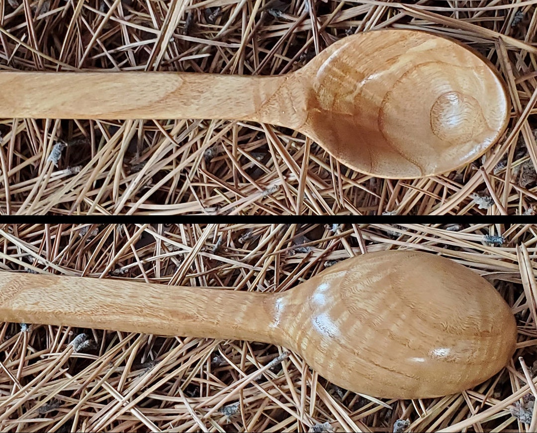 Tiger Maple Spoon, Hand Carved Spoon Made From Vermont Curly Maple Wood ...