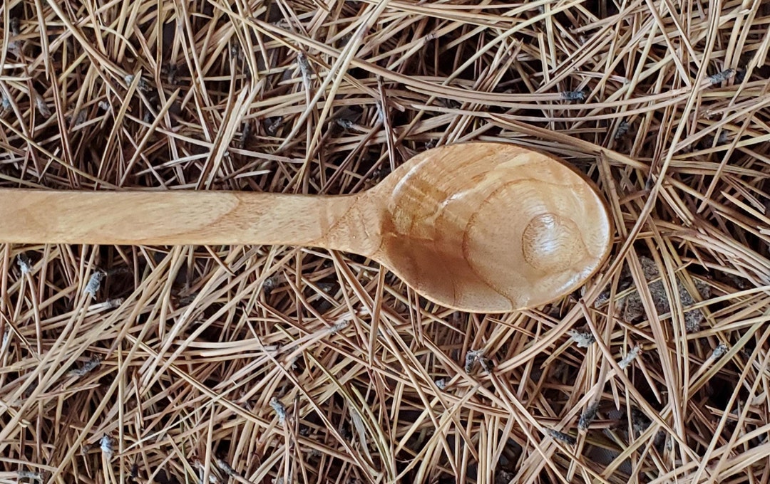 Tiger Maple Spoon, Hand Carved Spoon Made From Vermont Curly Maple Wood ...