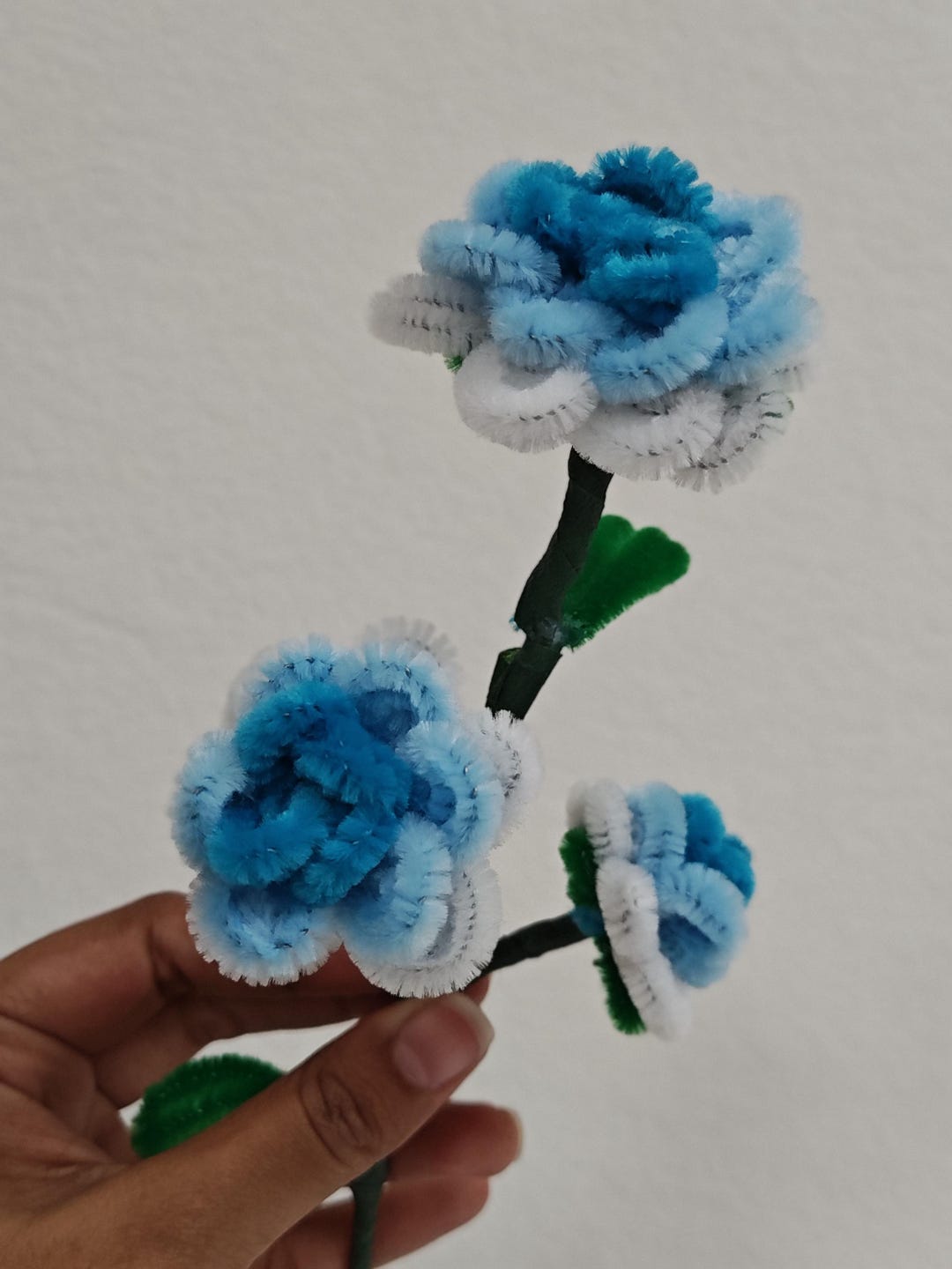 Hand Made Pipe Cleaner Flowers - Etsy