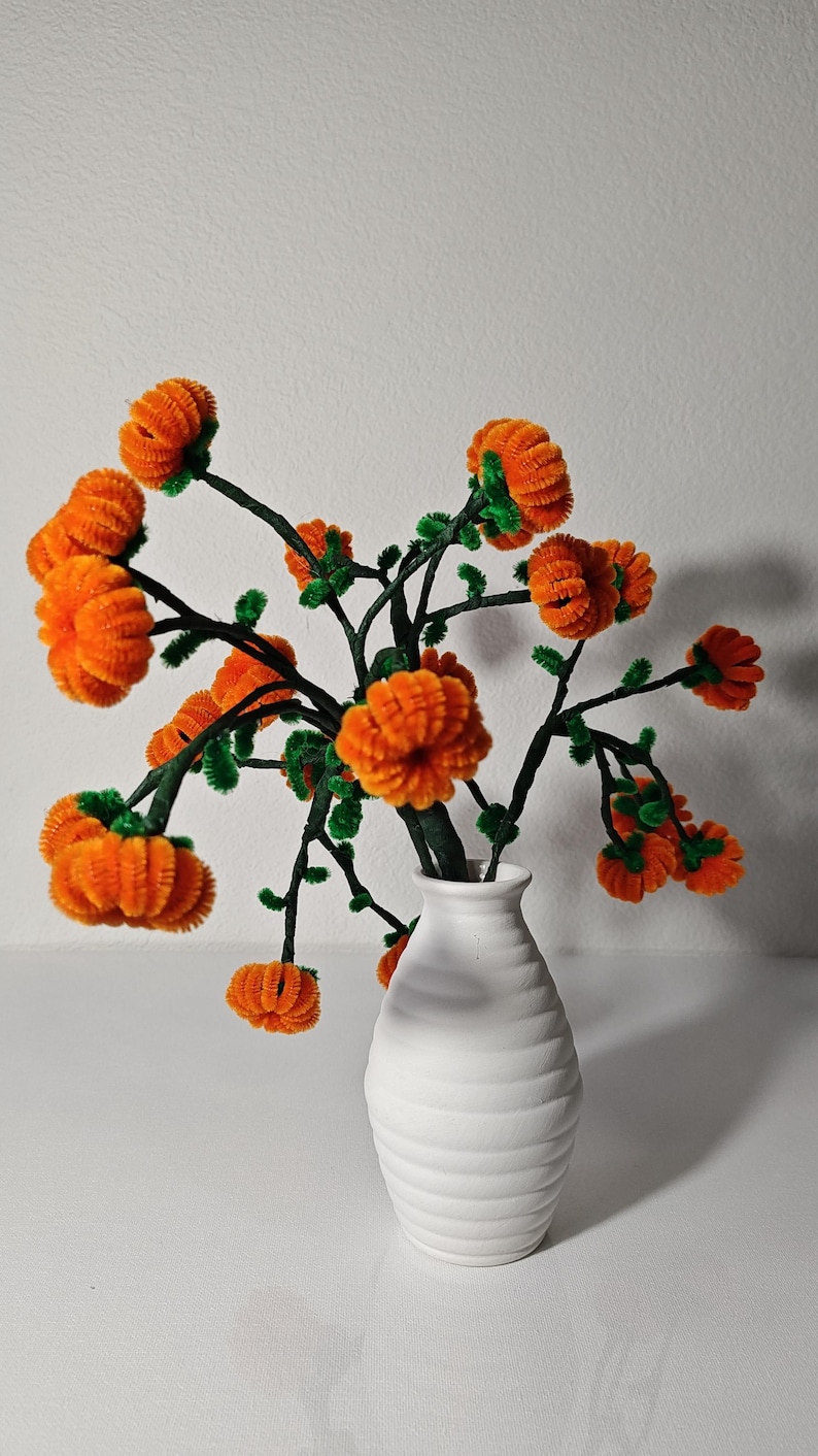 Hand Made Pipe Cleaner Flowers - Etsy