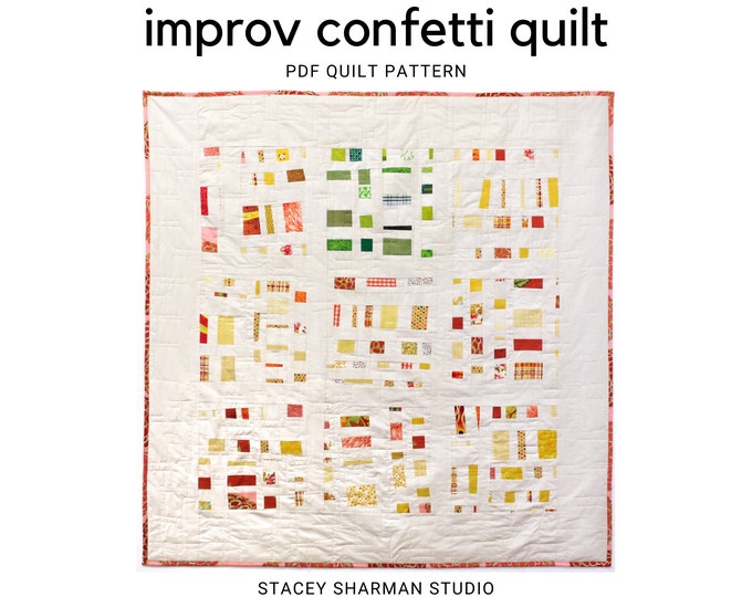 Moderne Quilt Anleitung Tilted Tiles, eine semi-improv Anleitung von ...