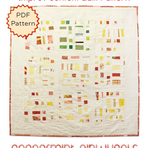 PAPER Party Pop Quilt Pattern by Slice of Pi Quilts confetti - Etsy