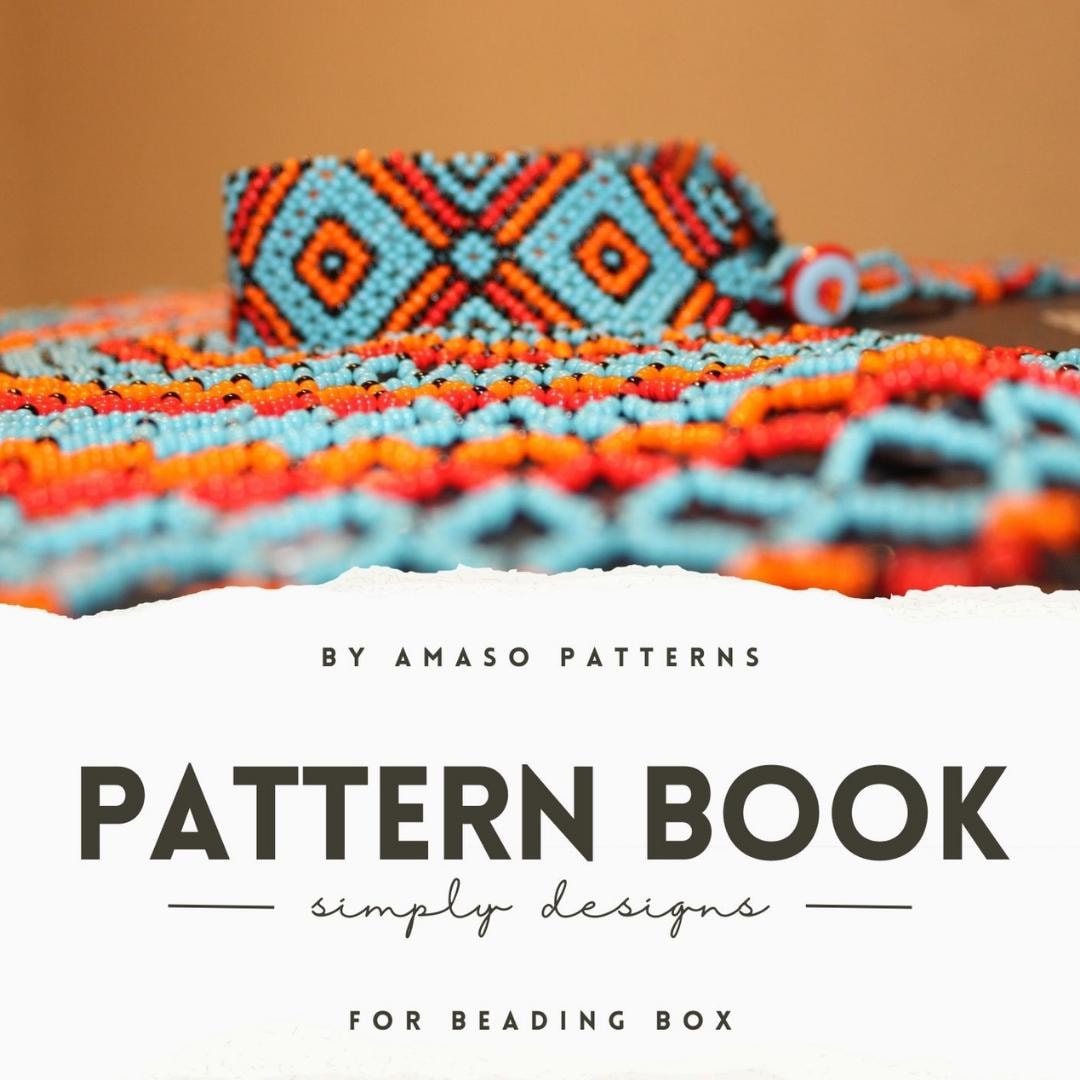 Beading Box Kit – Learn to Bead With Patterns, Needles, Beads & Thread ...