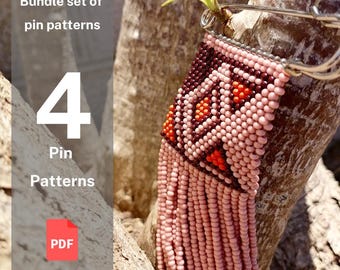 Beautiful Beaded Pins – Digital Pattern Collection (4 Designs) - Etsy
