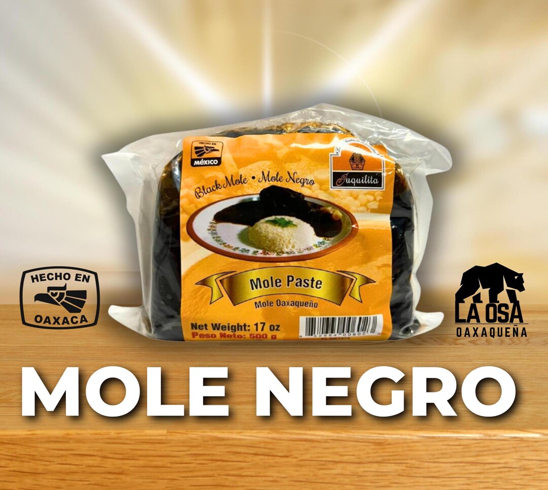 1.1 Lbs Mole Negro, Oaxacan Mole, Authentic Mexican Gastronomy ...