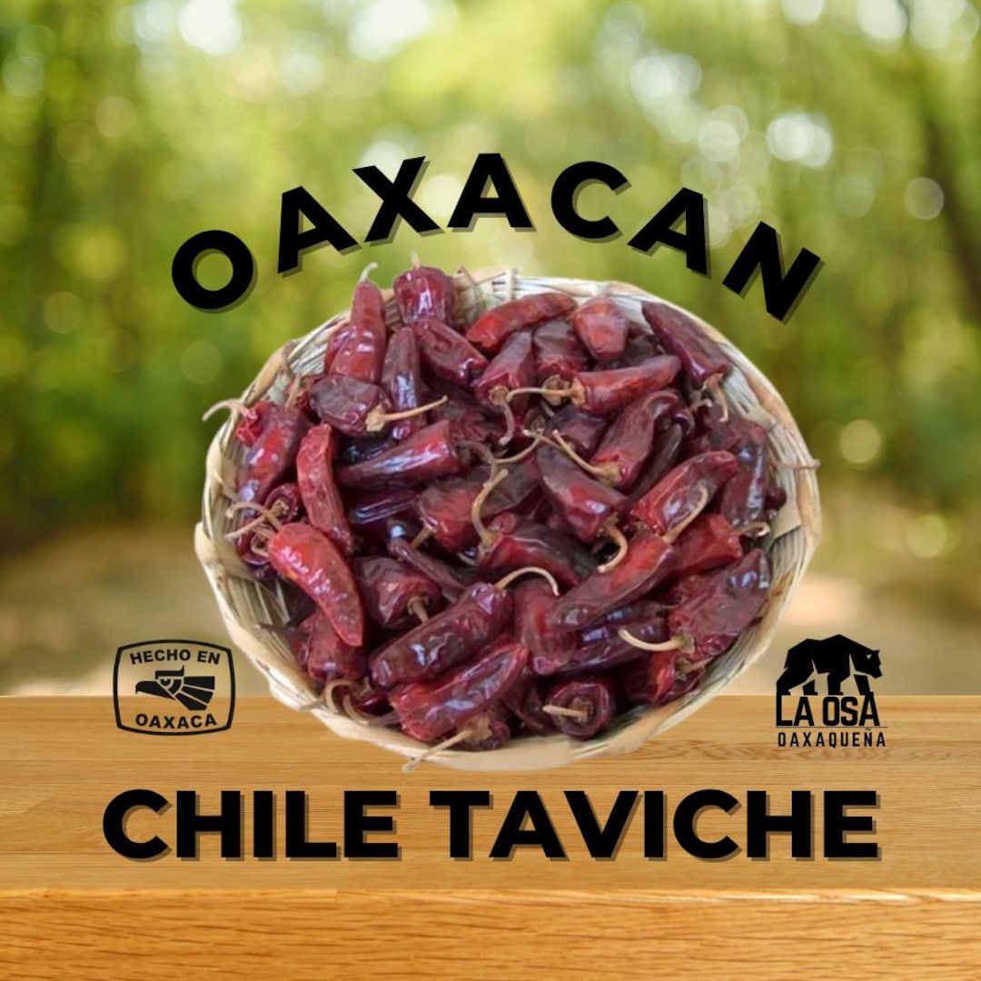 Oaxacan Chile Taviche: Rare Mexican Spice, Sun-dried (50g) - Etsy