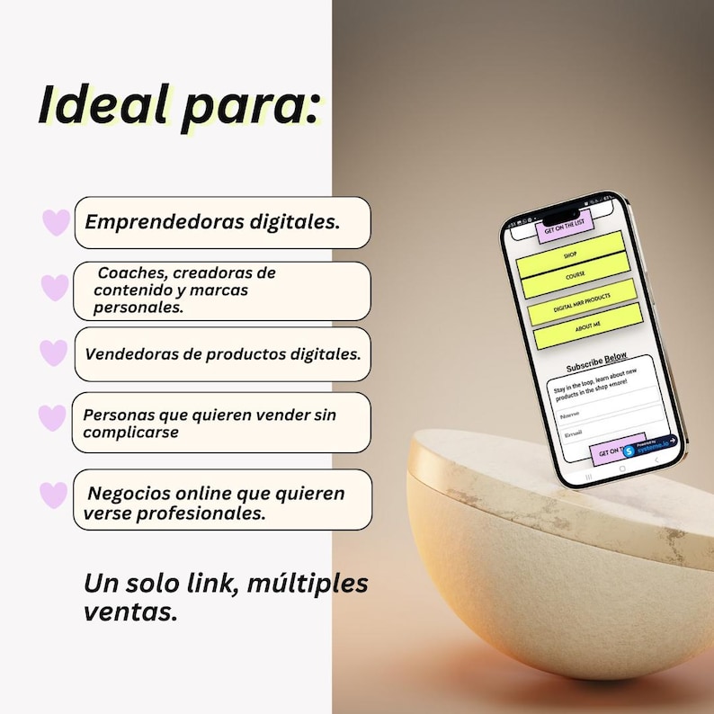 Link Funnel Template in Systeme.io Bio. Stan-style Website, Sales Page ...