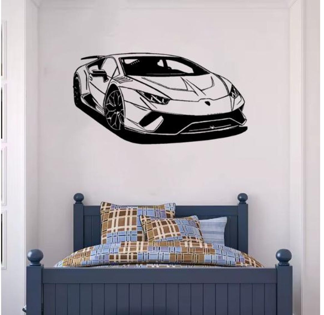 Lamborghini Huracán Wall Decal – Supercar Style for Your Space - Etsy