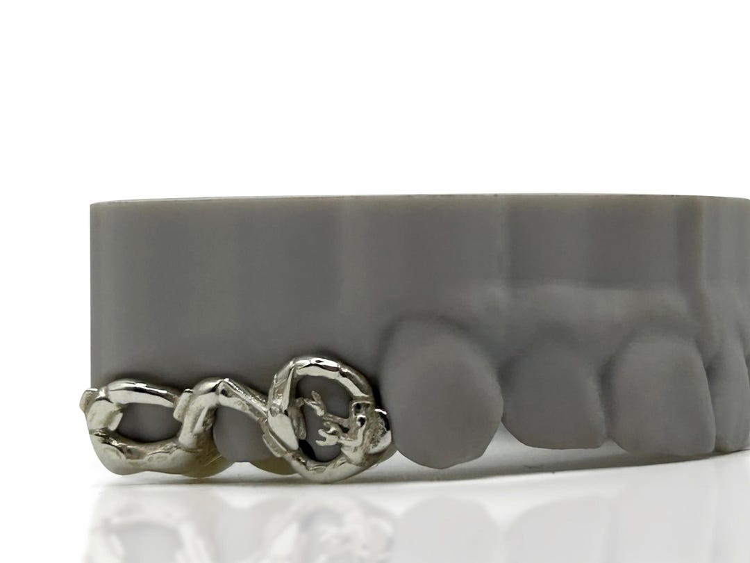 Rayquaza Grillz | Pokémon Inspired Silver Grill | Anime Teeth Jewelry ...