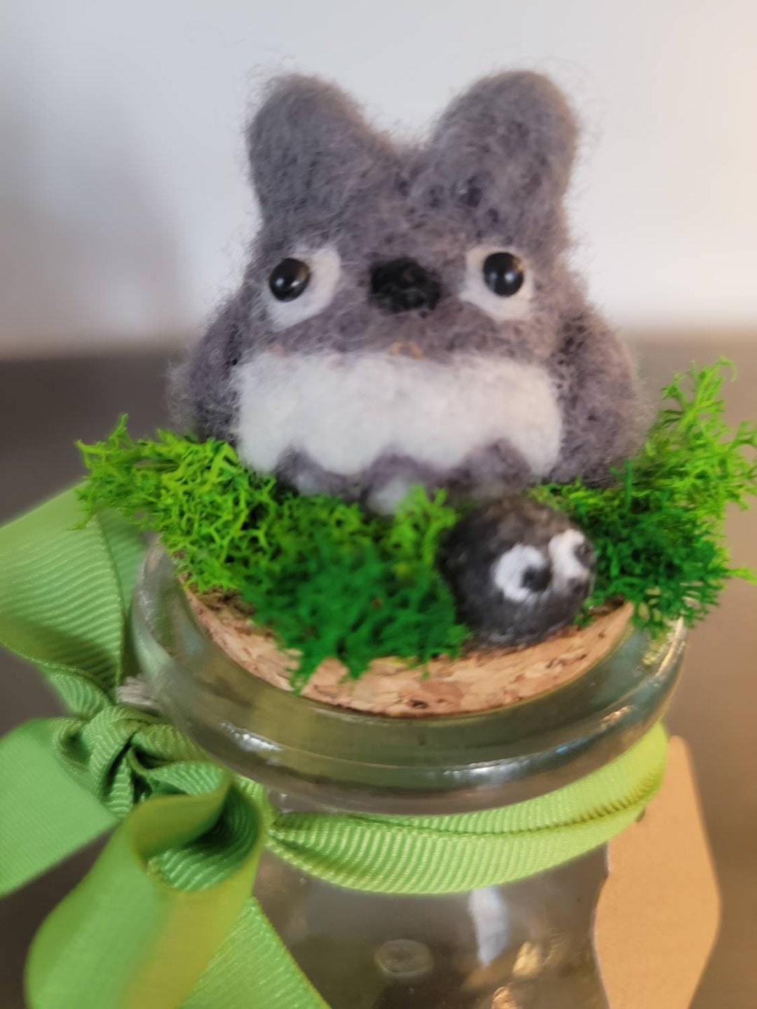 Felt Totoro Candy Jar: Studio Ghibli Soot Sprites Gift - Etsy