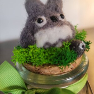 Felt Totoro Candy Jar: Studio Ghibli Soot Sprites Gift - Etsy