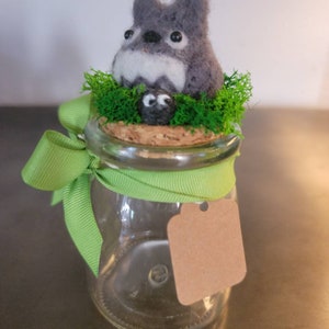 Felt Totoro Candy Jar: Studio Ghibli Soot Sprites Gift - Etsy