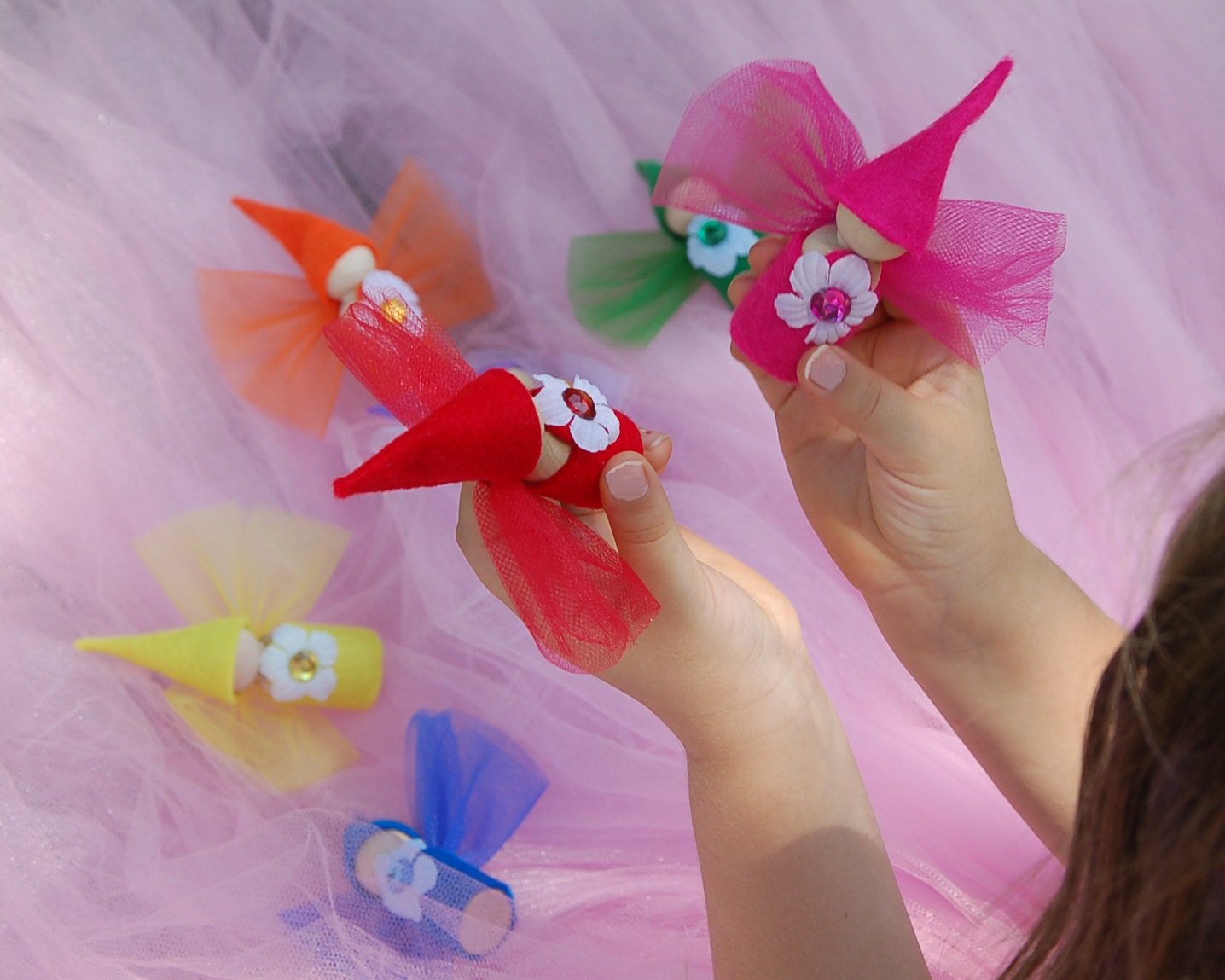 Flower Fairy Dolls set of 3 - Etsy