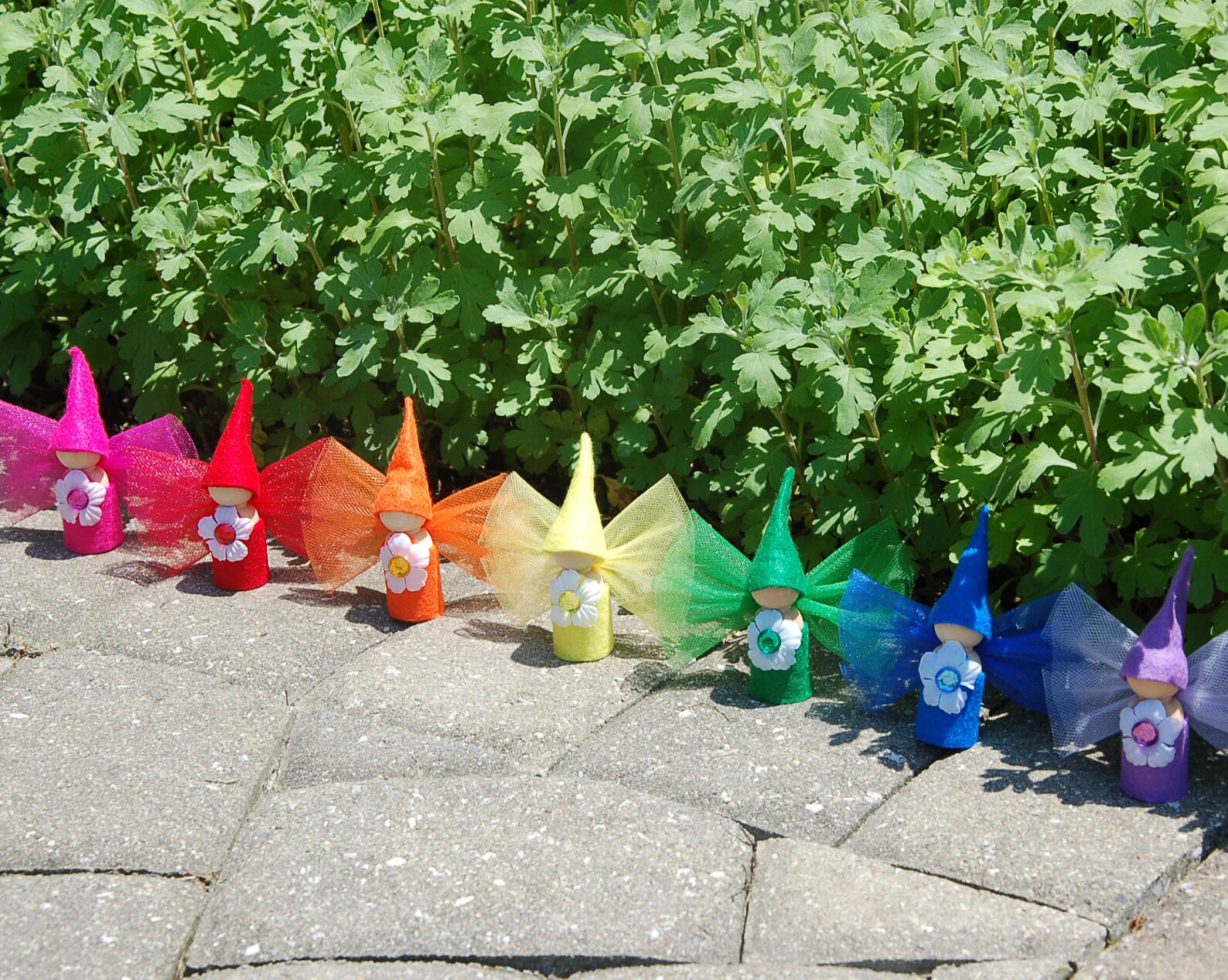 Flower Fairy Dolls set of 3 - Etsy