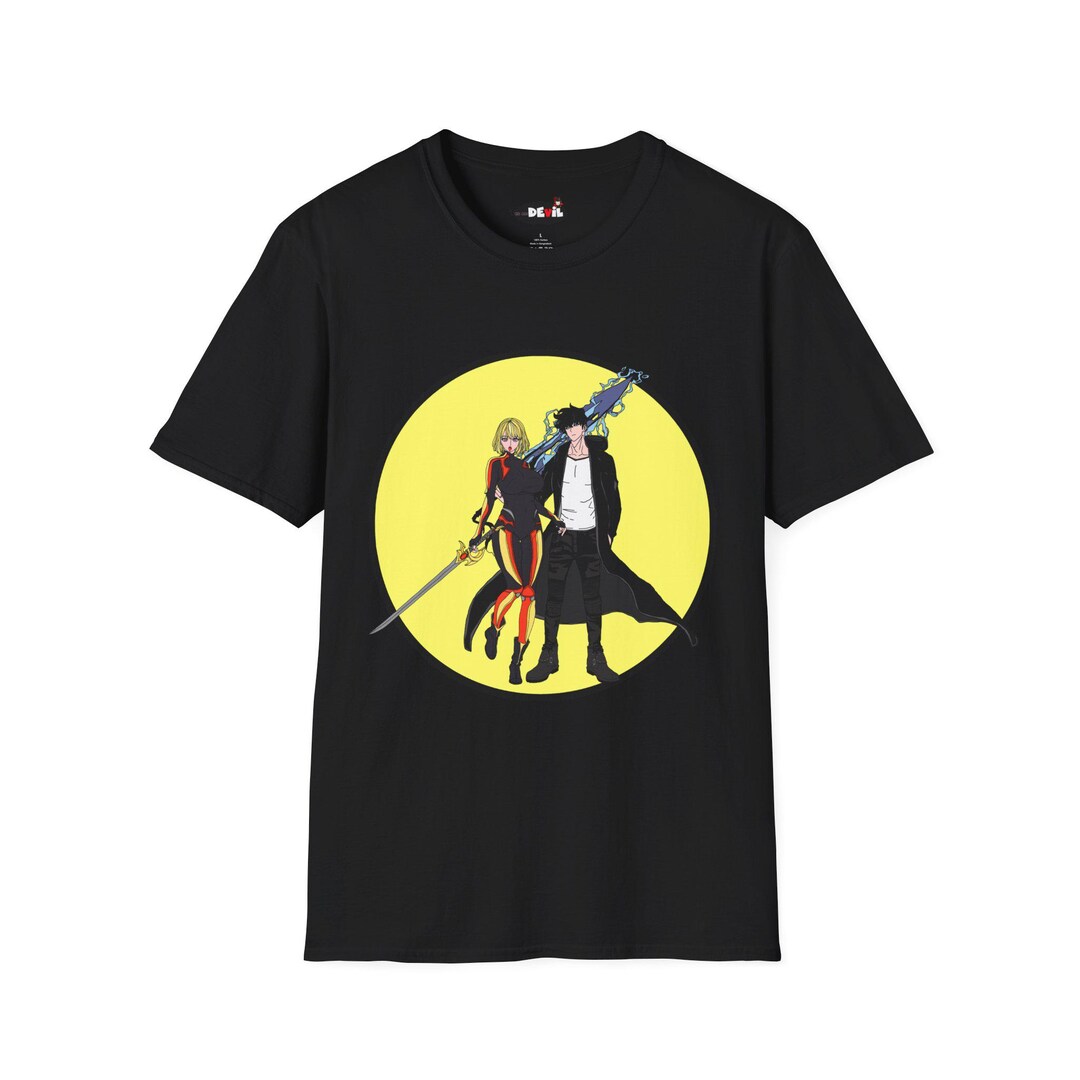 Anime Solo Leveling Sung Jin Woo X Cha Hae in Inspired Digitally Hand ...