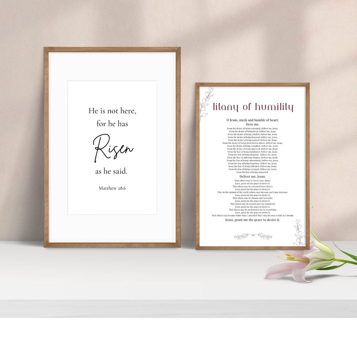 Litany of Humility Prayer PDF, Printable Catholic Prayer for Humility ...