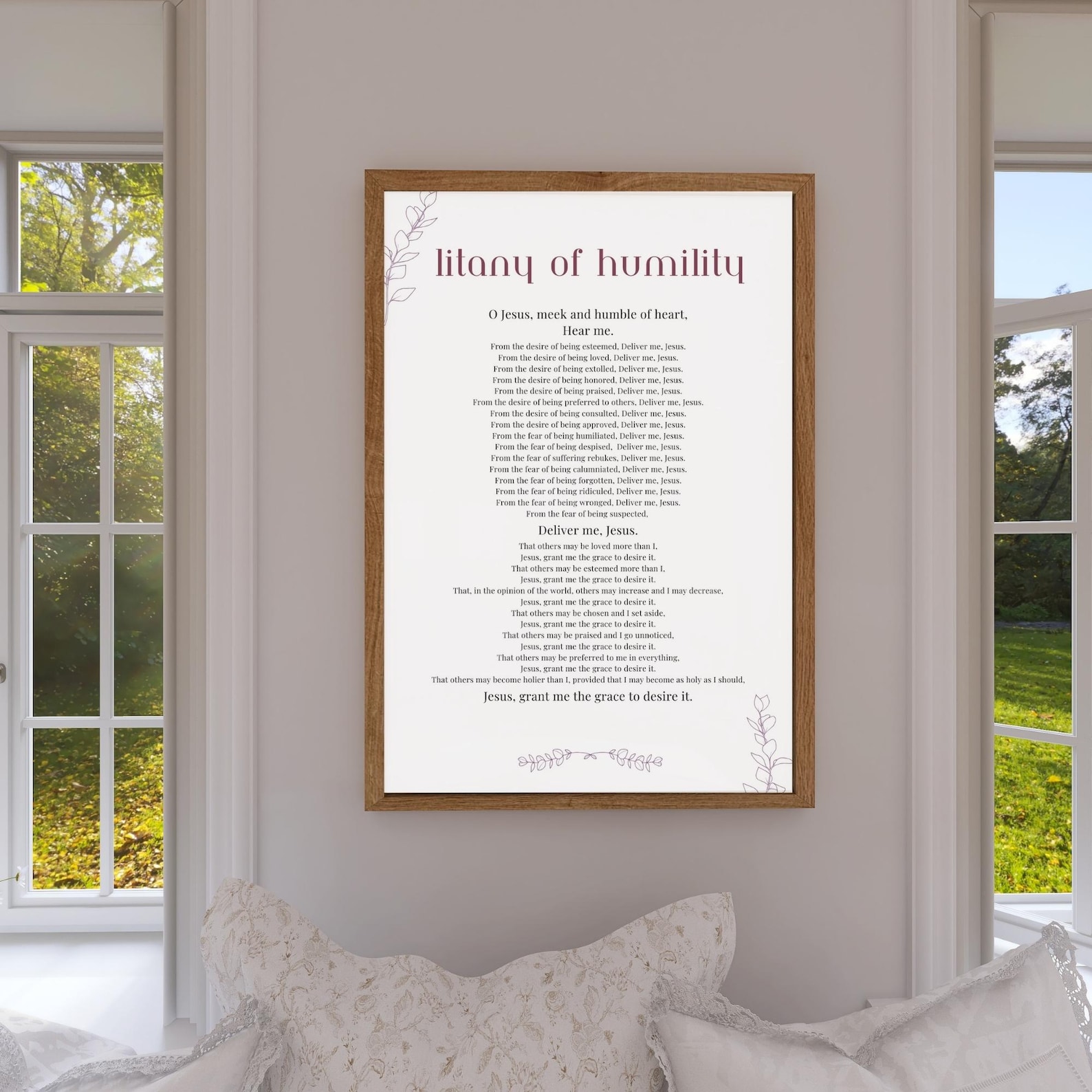 Litany of Humility Prayer PDF, Printable Catholic Prayer for Humility ...
