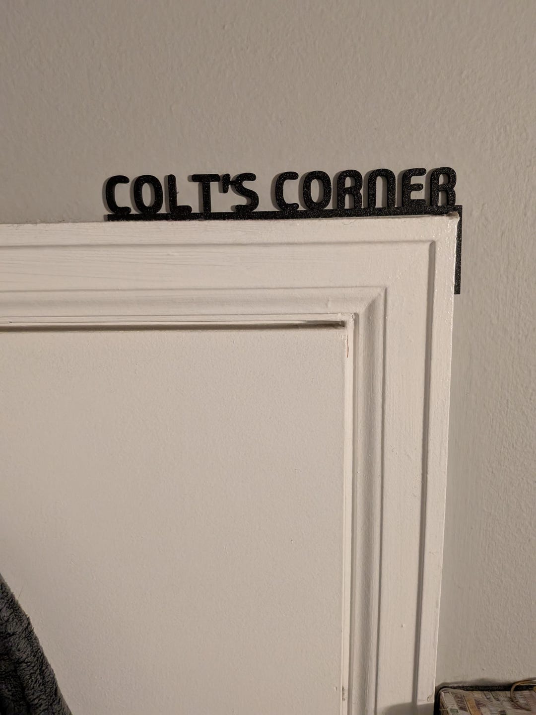 Custom Text Door Sign: 3D Printed Nursery, Kids Room Decor - Etsy