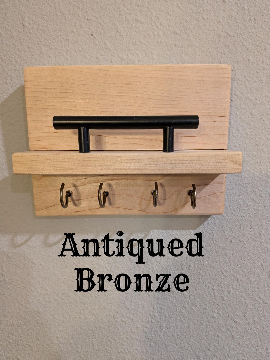 Simple Key Holder Wood Key Holder for Gift Mail Holder Modern Key ...