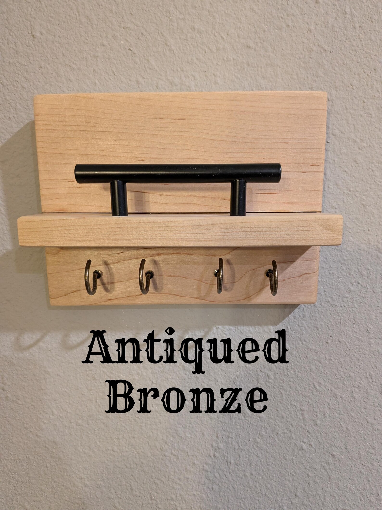 Simple Key Holder Wood Key Holder for Gift Mail Holder Modern Key ...