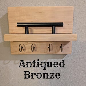 Simple Key Holder Wood Key Holder for Gift Mail Holder Modern Key ...